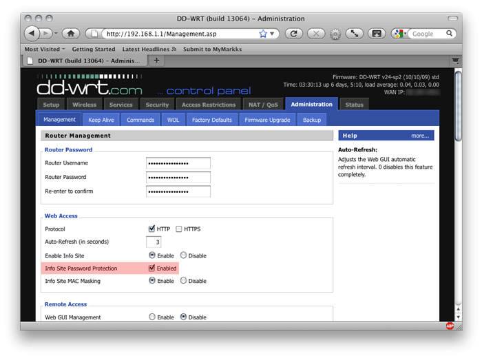 Fix: Securing the DD-WRT location vulnerability – Blog post – Simon ...